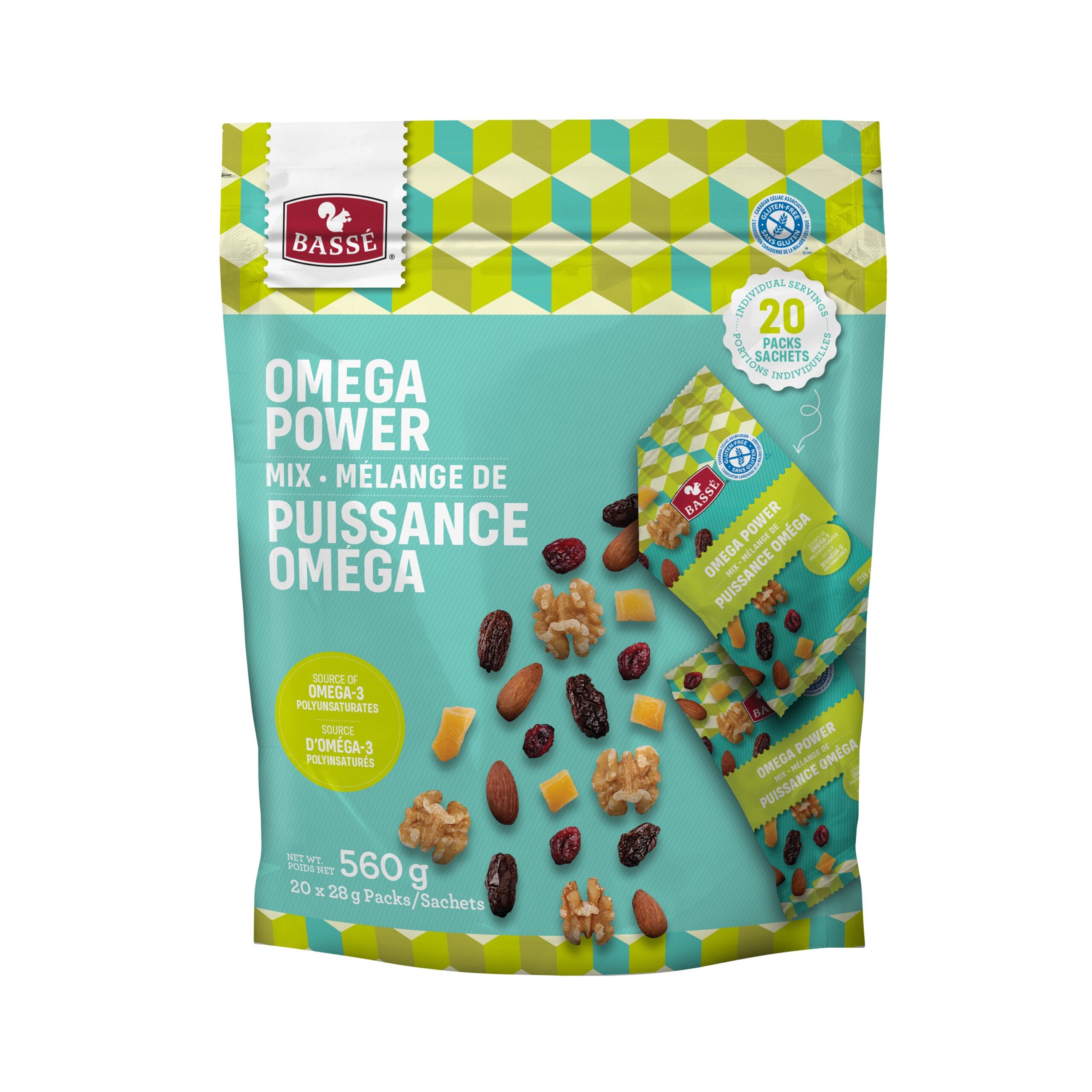 OMEGA POWER MIX – 20 Pack – Bassé Nuts