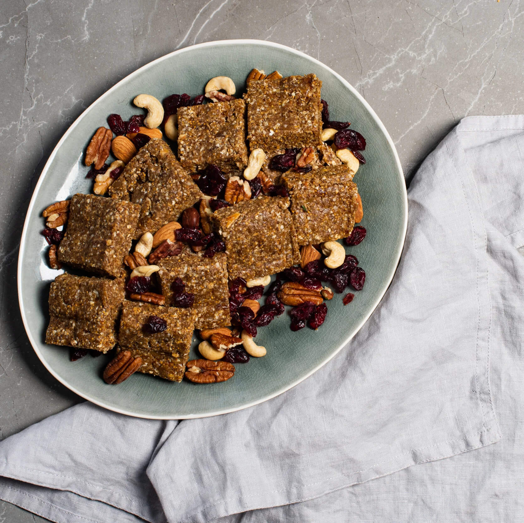 Recipe: Baked fig bars - Bassé Nuts