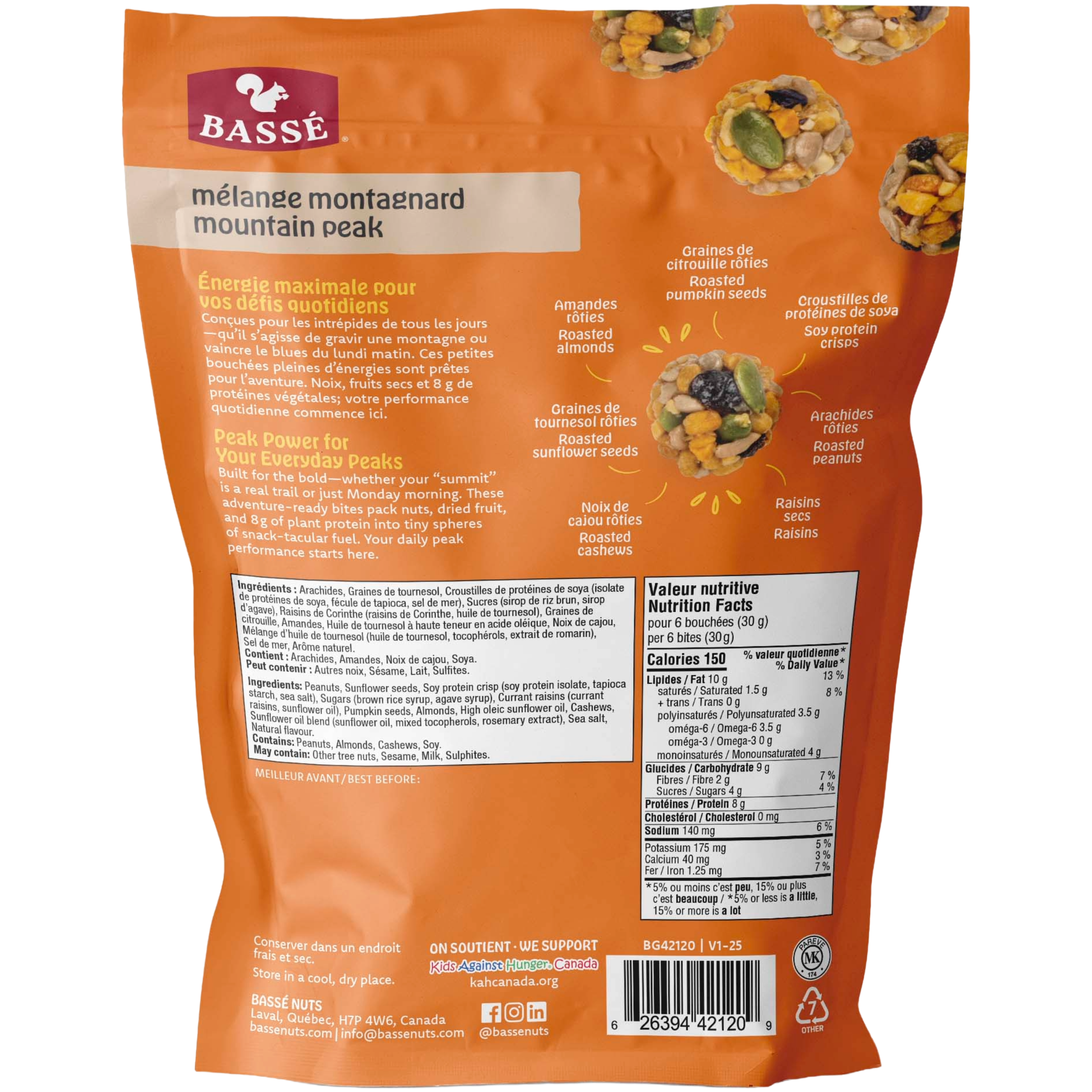 FÜEL PROTEIN BITES – MOUNTAIN PEAK - Bassé Nuts